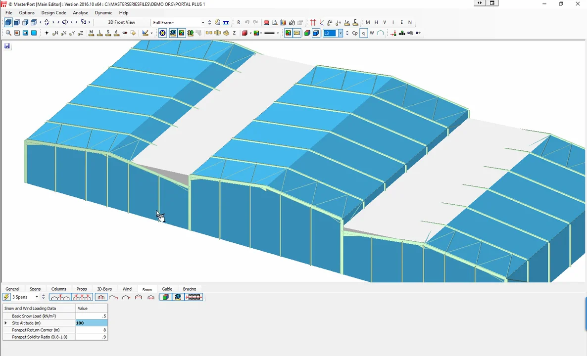 MasterPort Plus - Wind and Snow Loading on Vimeo
