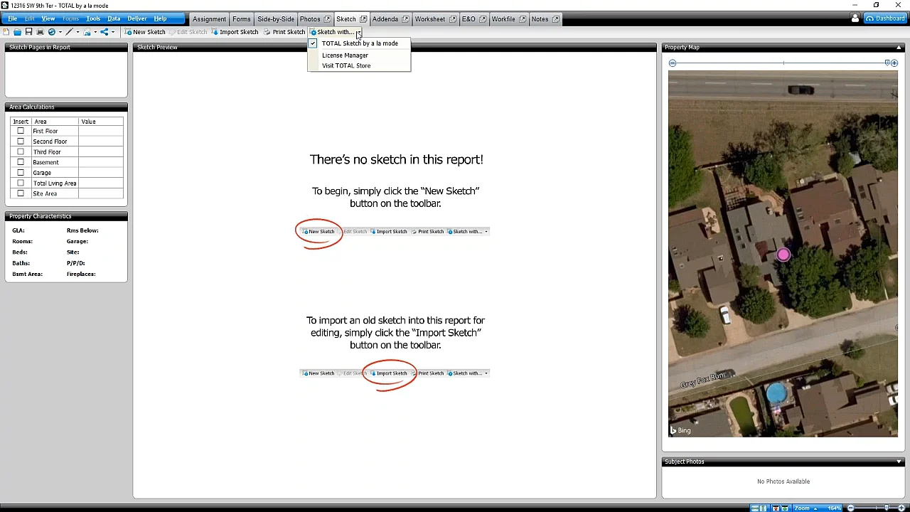 TOTAL Sketch: Step-by-step