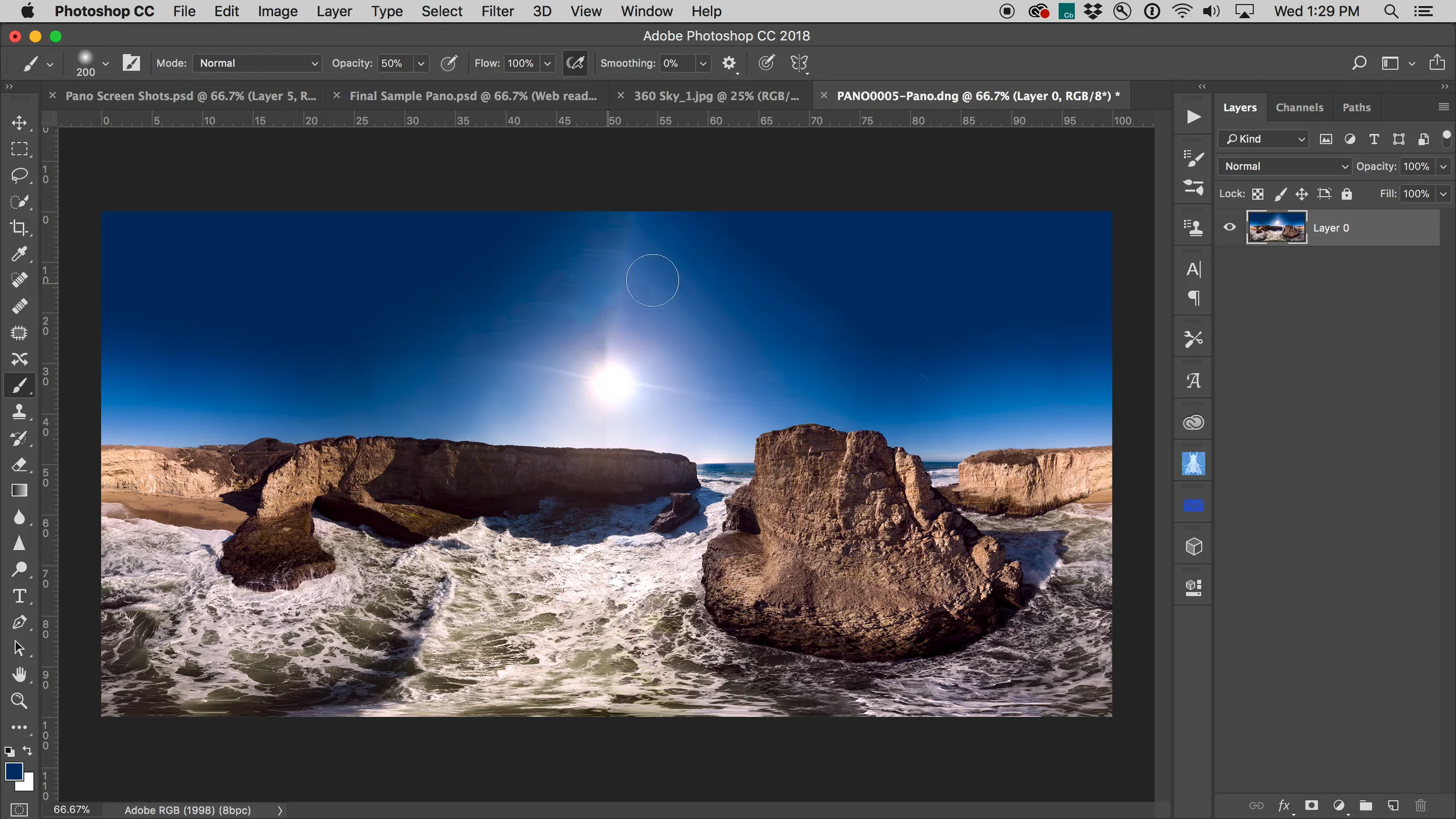 Mavic Pro Spherical Panorama Stitching in Adobe Photoshop CC on Vimeo