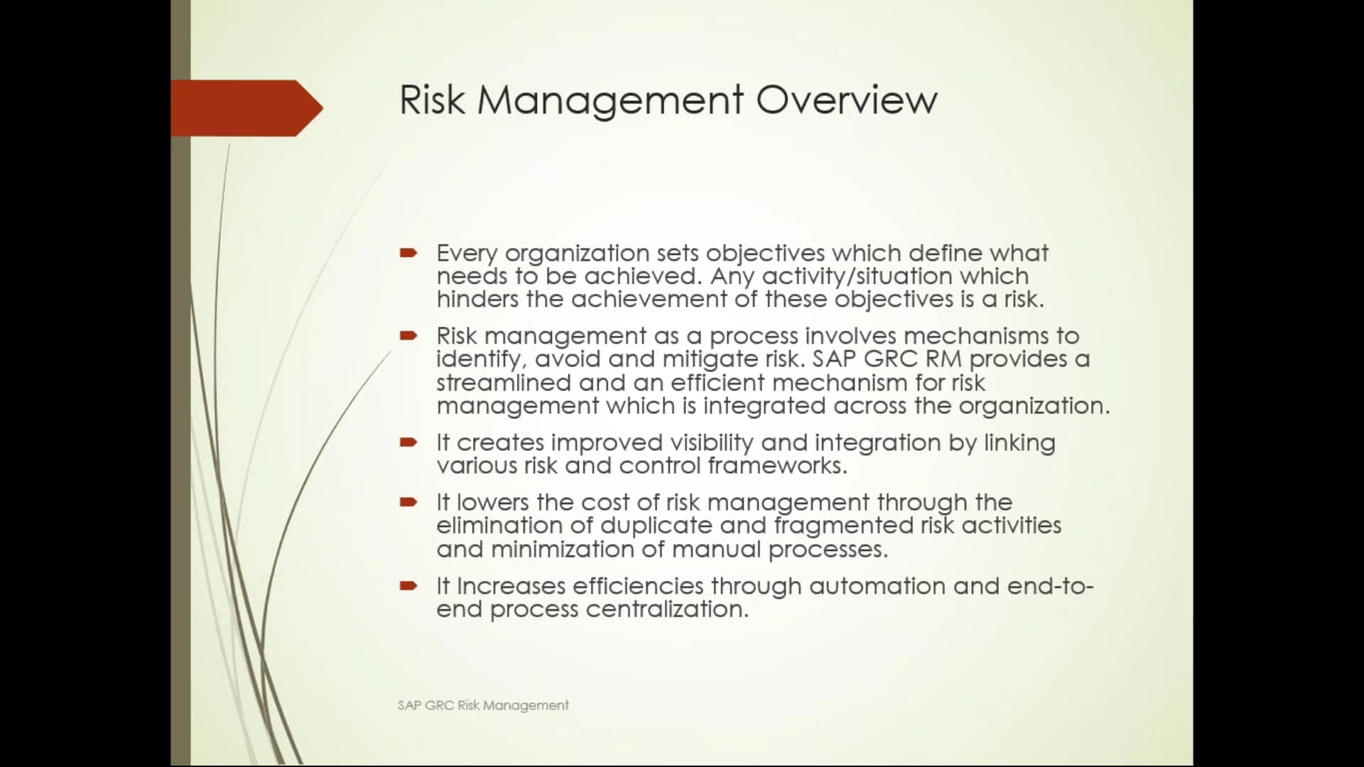 SAP GRC Risk Management Training Demo Session Video - GOT on Vimeo