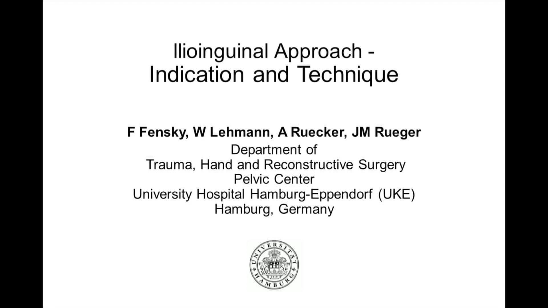 OTA Video Library - Ilioinguinal Approach-Indication and Technique ...