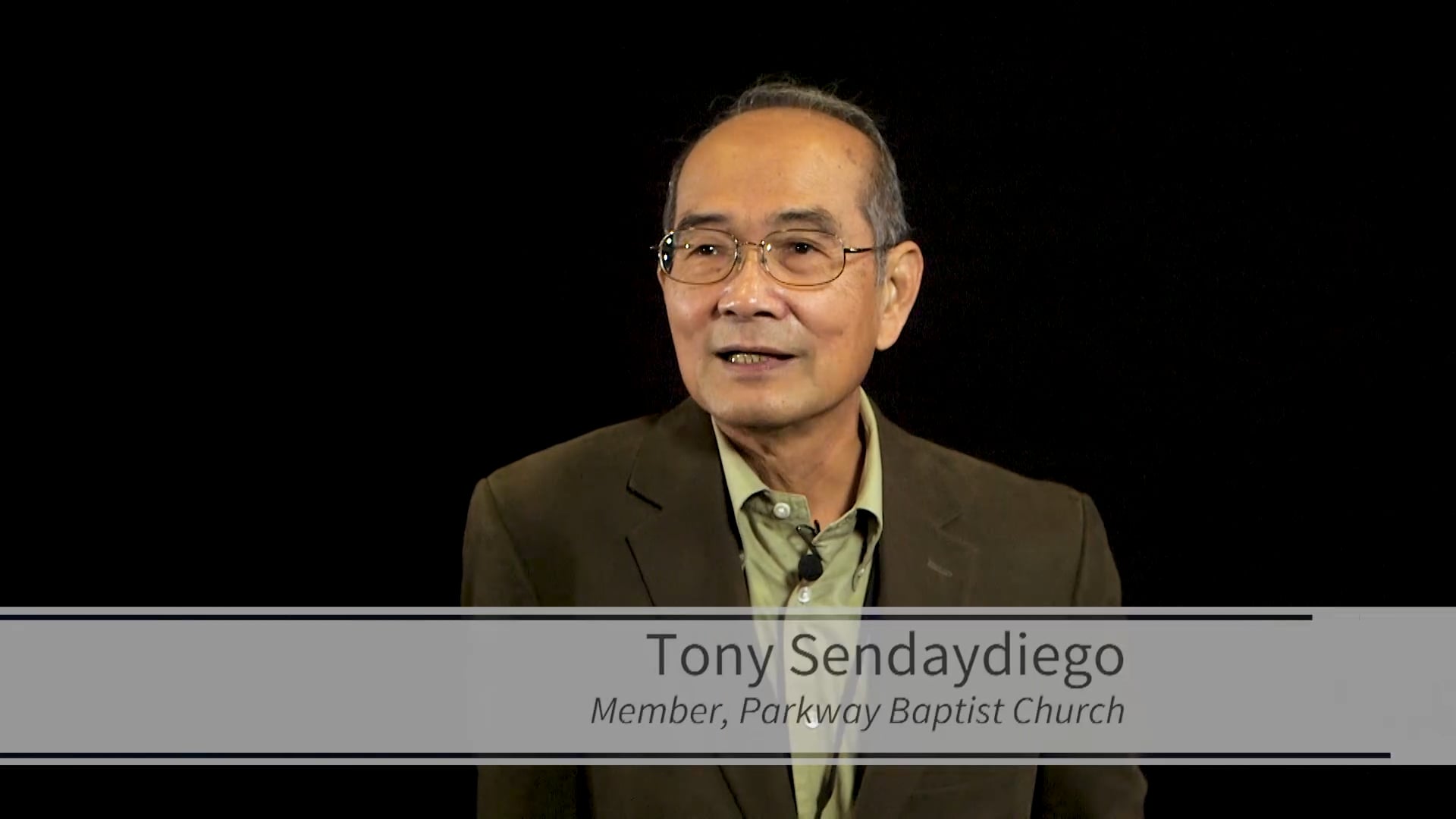 Tony Sendaydiego - Gospel Conversation Challenge on Vimeo