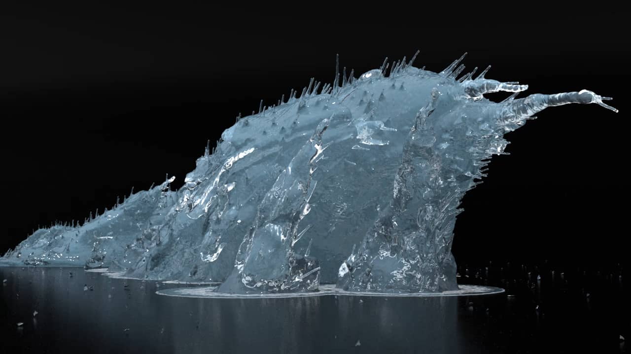 ice blast experiment on Vimeo