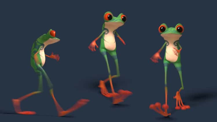 Frog Jumping Animation