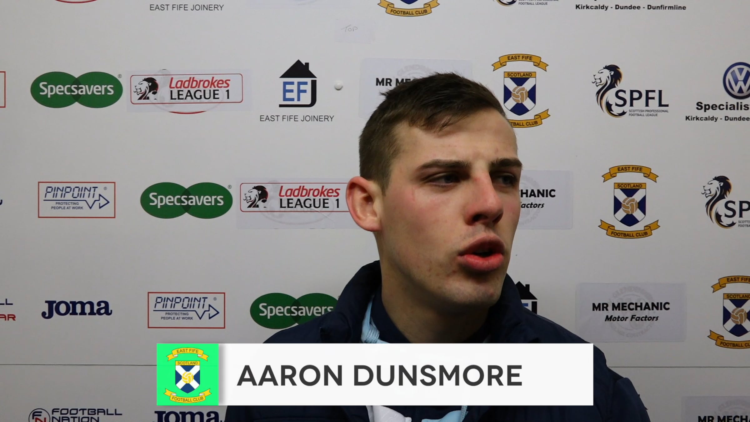 Aaron Dunsmore | Post-match Interview V Stranraer FC