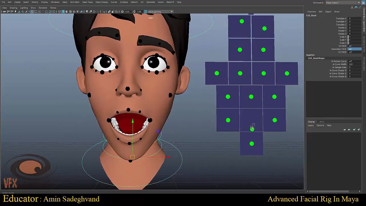 Advanced Facial Rig in Maya 2018 (Teaser 2) on Vimeo