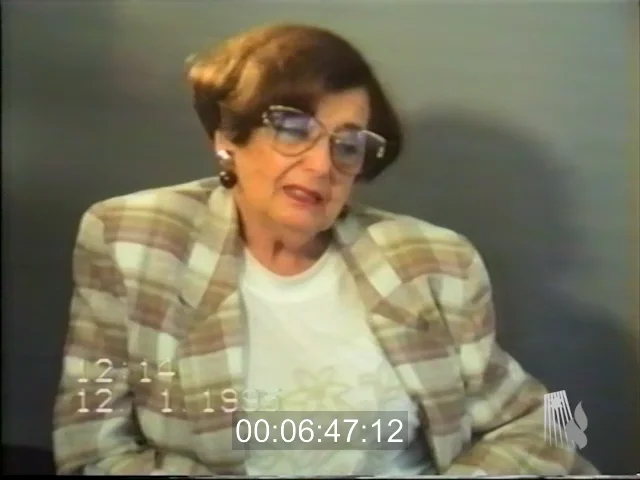 Kitia Altman [Tape 1] - Survivor Testimony on Vimeo