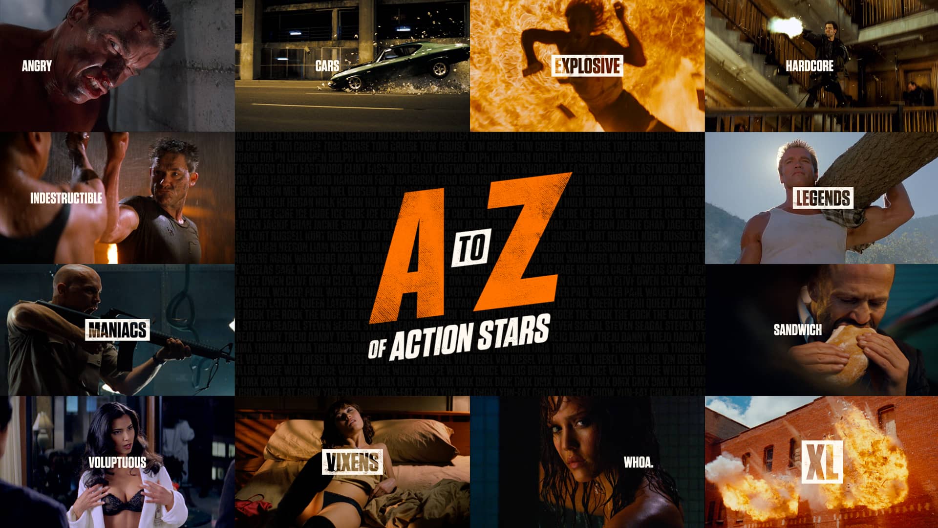 Studio Universal | A-Z of Action Stars on Vimeo