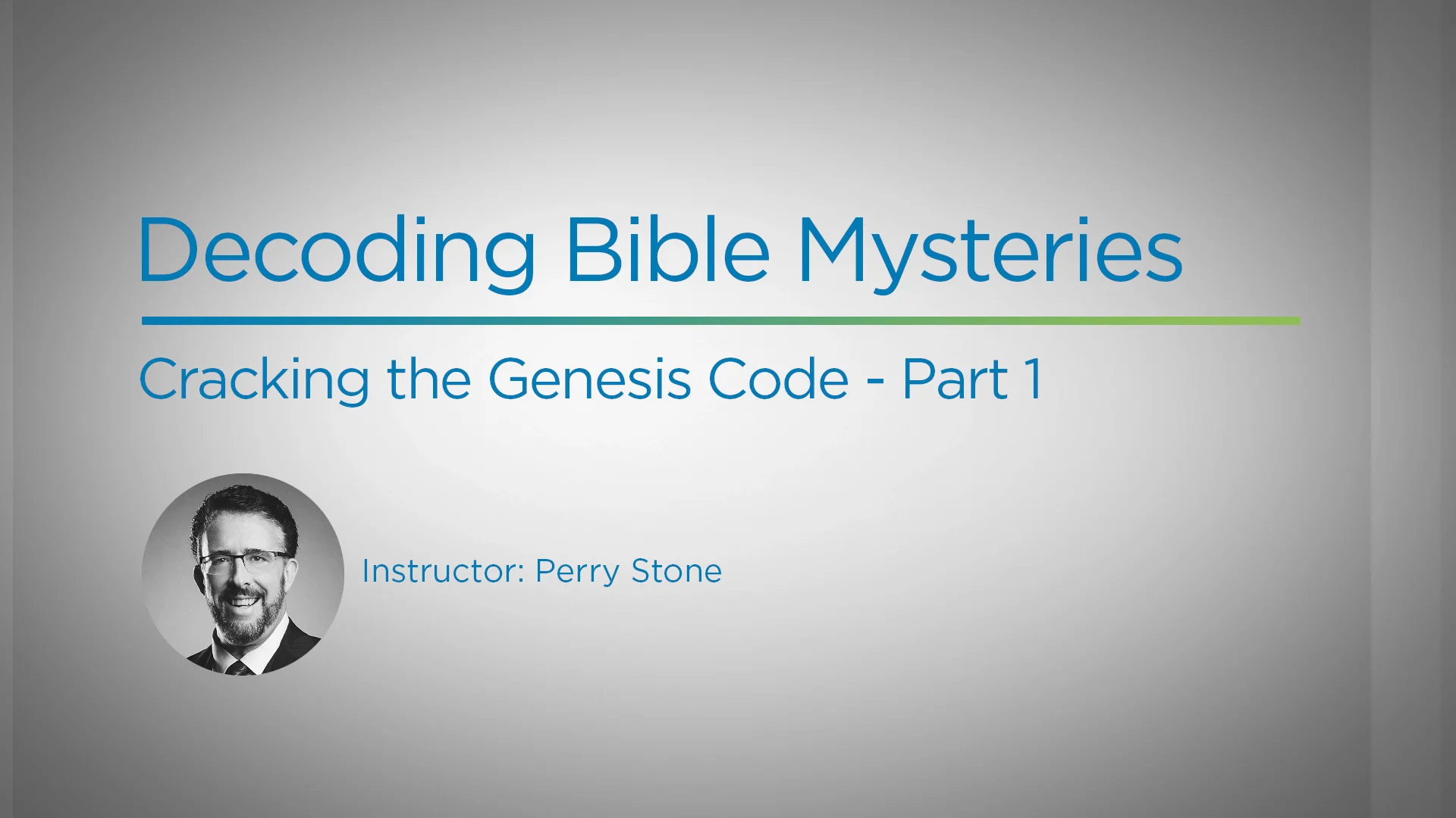 Cracking the Genesis Code - Part 1 on Vimeo