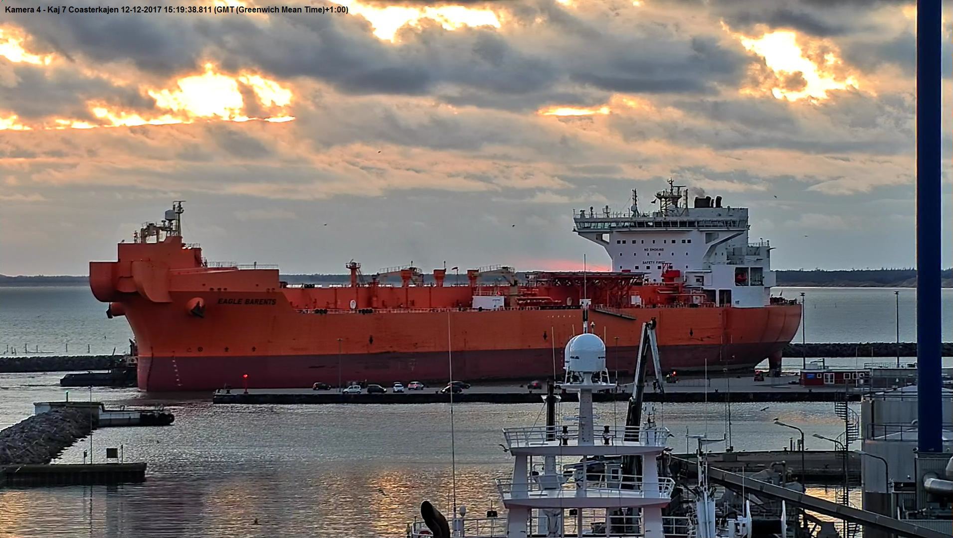 Eagle Barents - Inaugural call at Port of Skagen December 12th 2017 on ...