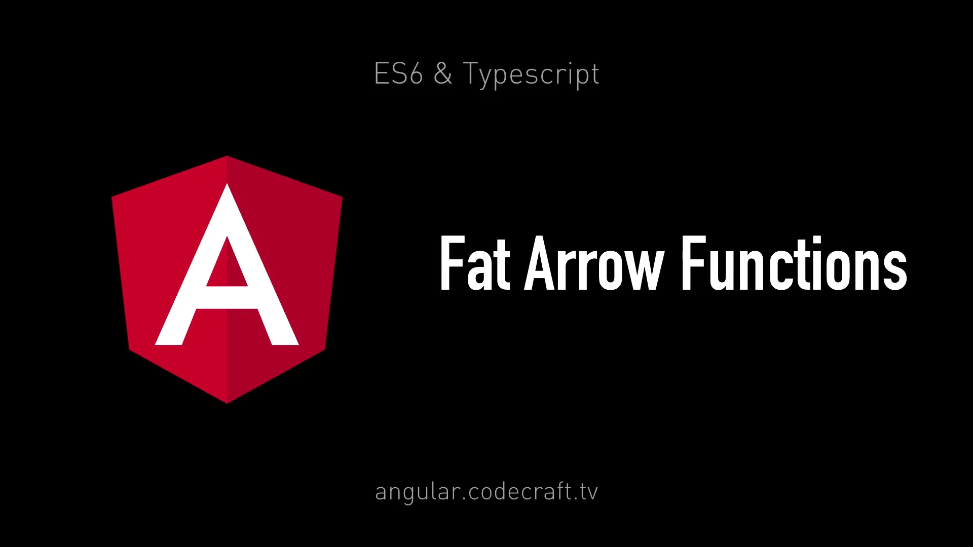 Angular / ES6 & TypeScript / Fat Arrow Function on Vimeo