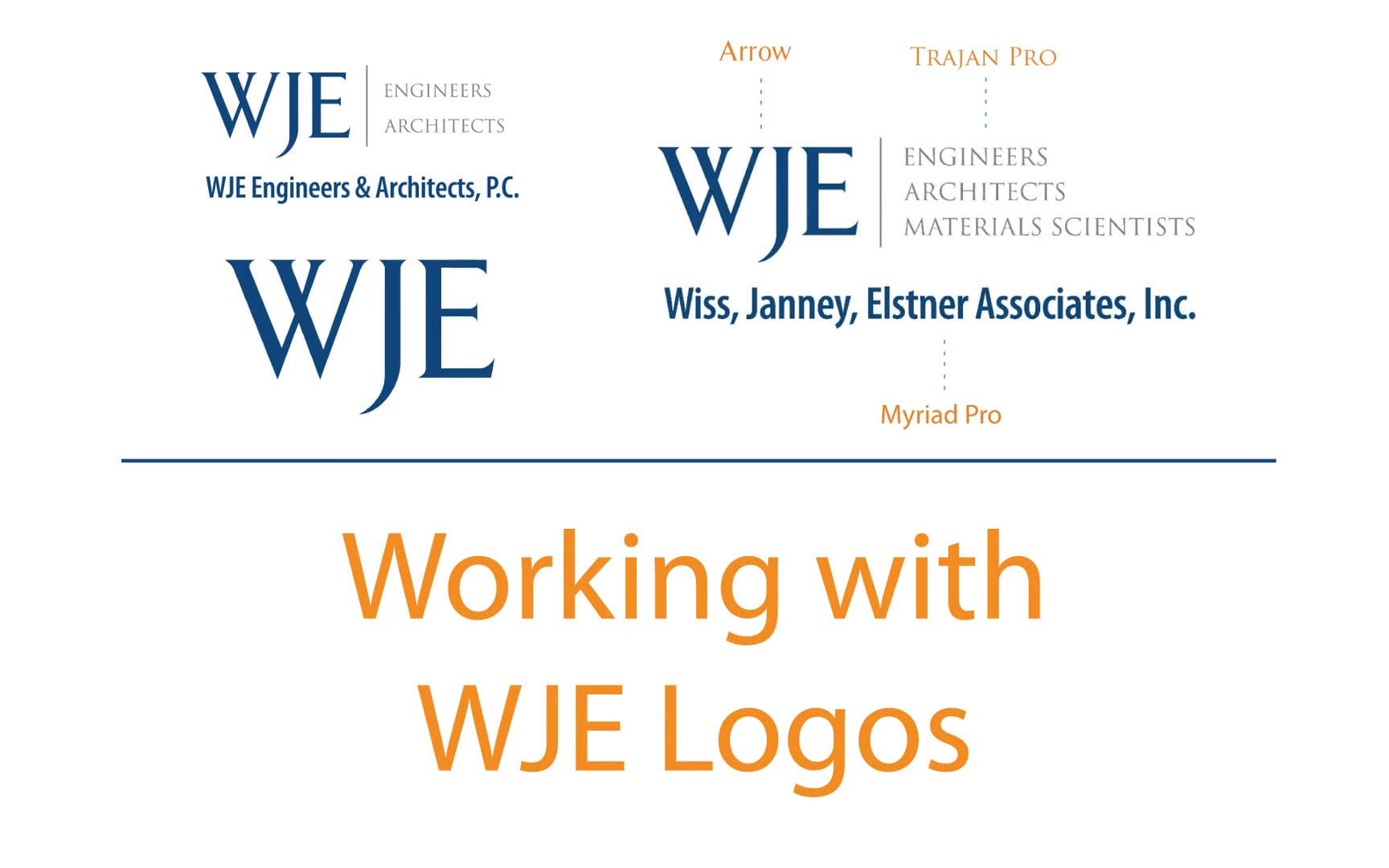 Working with WJE Logos on Vimeo