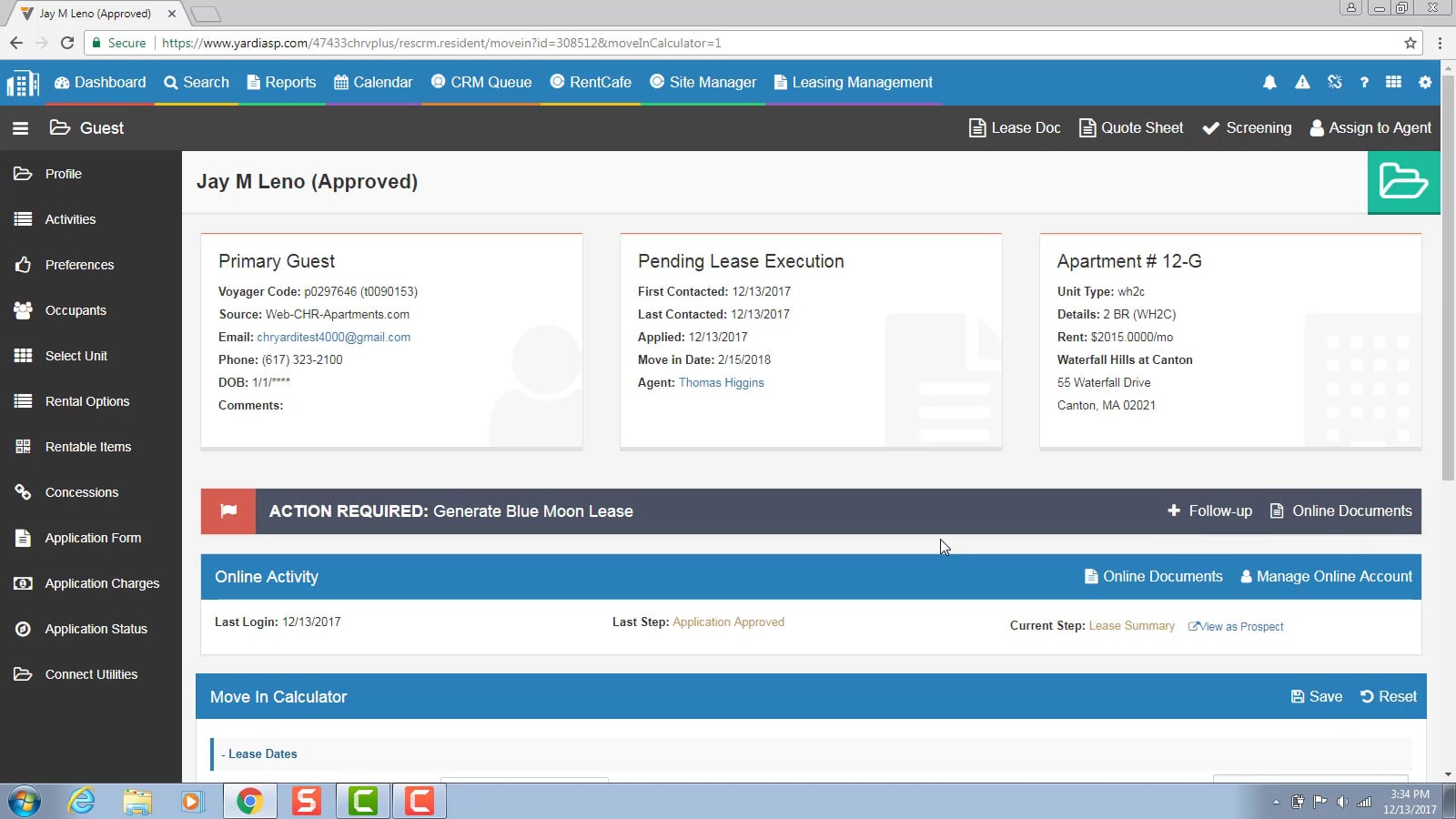 How to Generate a Blue Moon Lease - Rev 3 JMc 12.15.17 on Vimeo