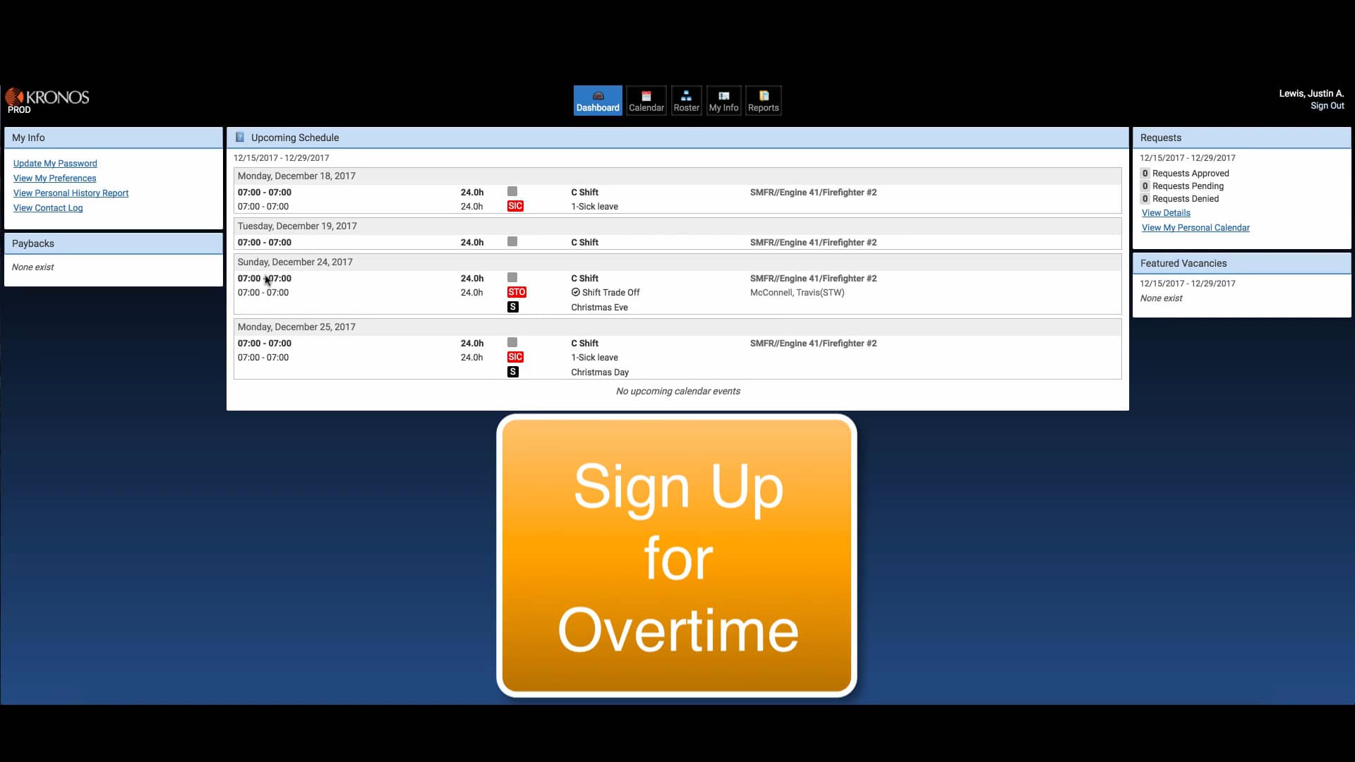 TeleStaff - SignUp for Overtime on Vimeo