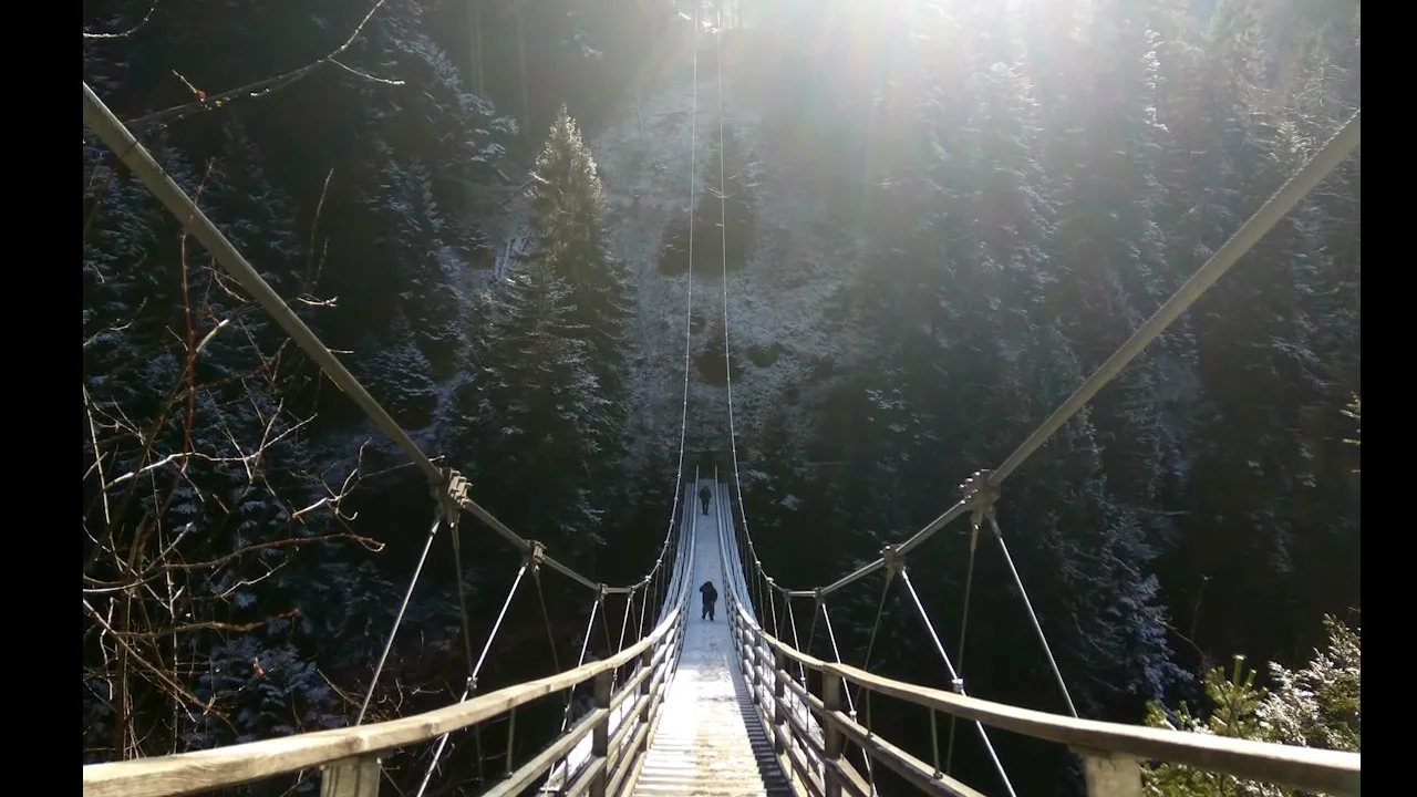 SWITZERLAND BRDIGES / SCHWEIZ BRÜCKE: Traversina-footbridge II ...