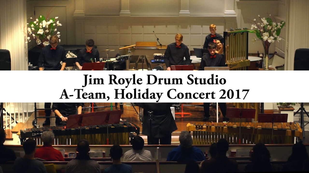 Jim Royle Drum Studio, Holiday Concert, A-Team! on Vimeo