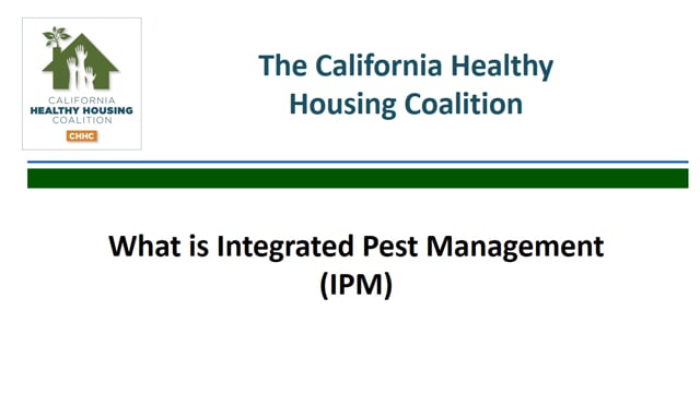 Integrated Pest Management (IPM) | California Healthy Housing