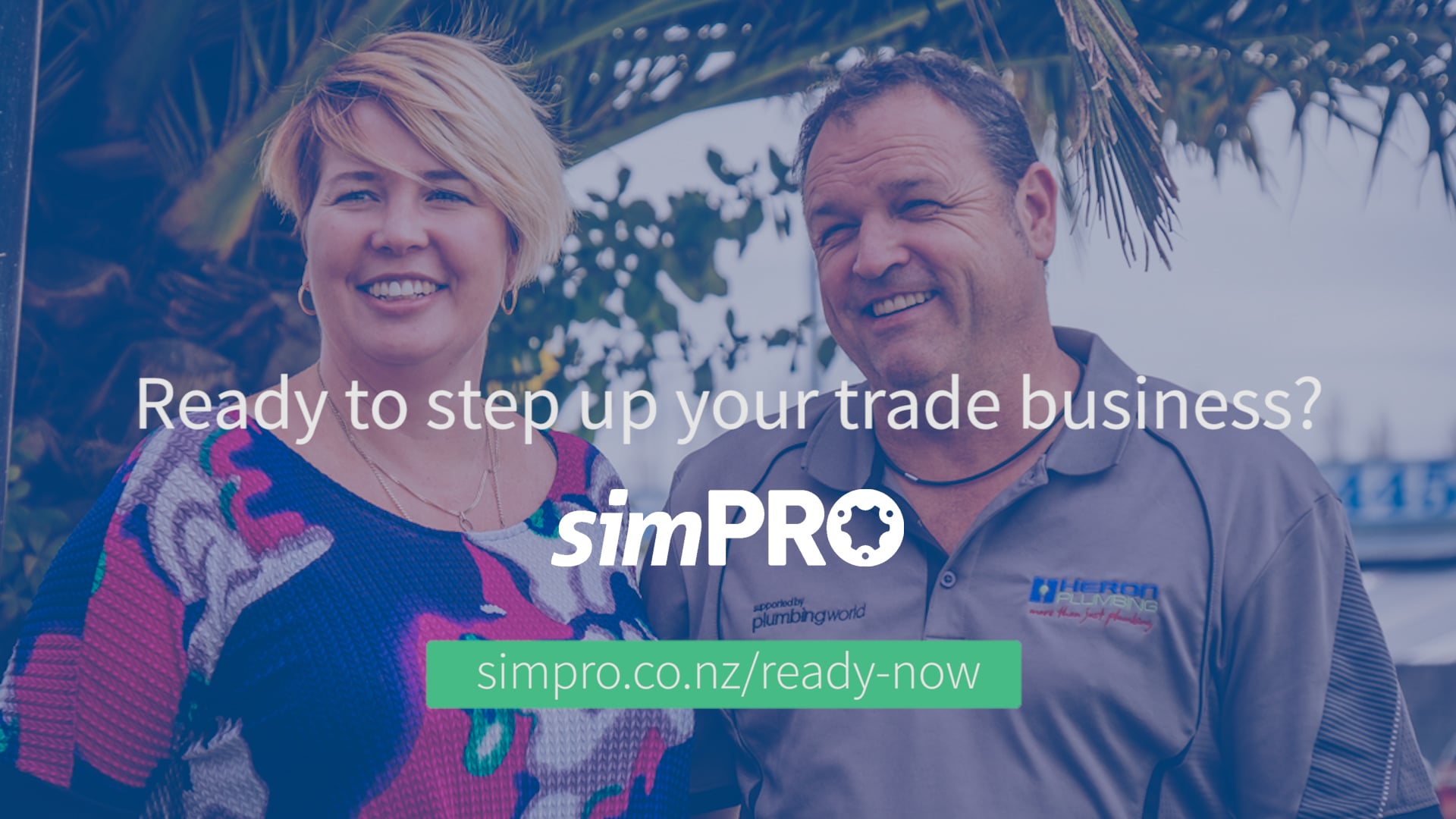 Andrea & Dale Lovell on Heron Plumbing & simPRO on Vimeo