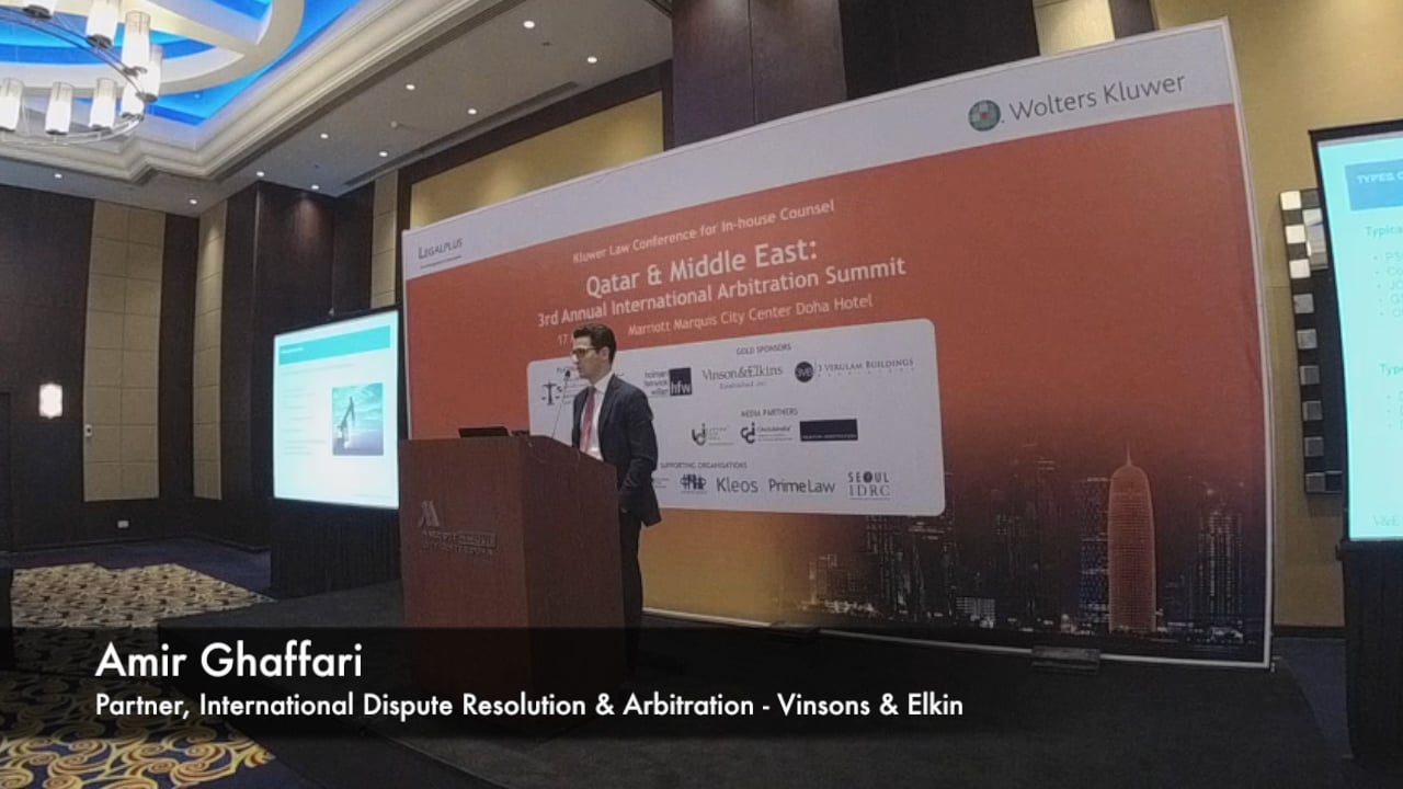 Contract Disputes in the Energy Sector - Amir Ghaffari on Vimeo