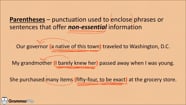 Parentheses Grammar Lesson Trailer On Vimeo