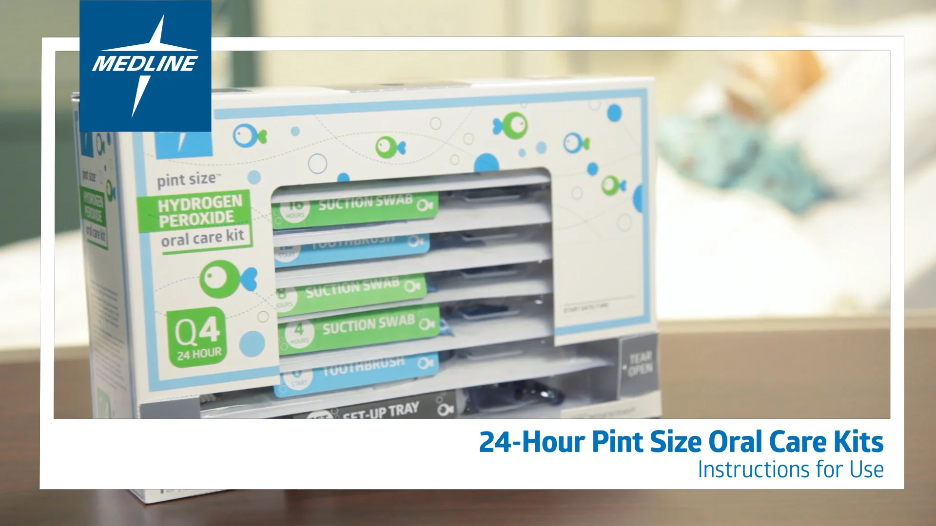 24-Hour Pint Size Oral Care Kits: Instructions for Use