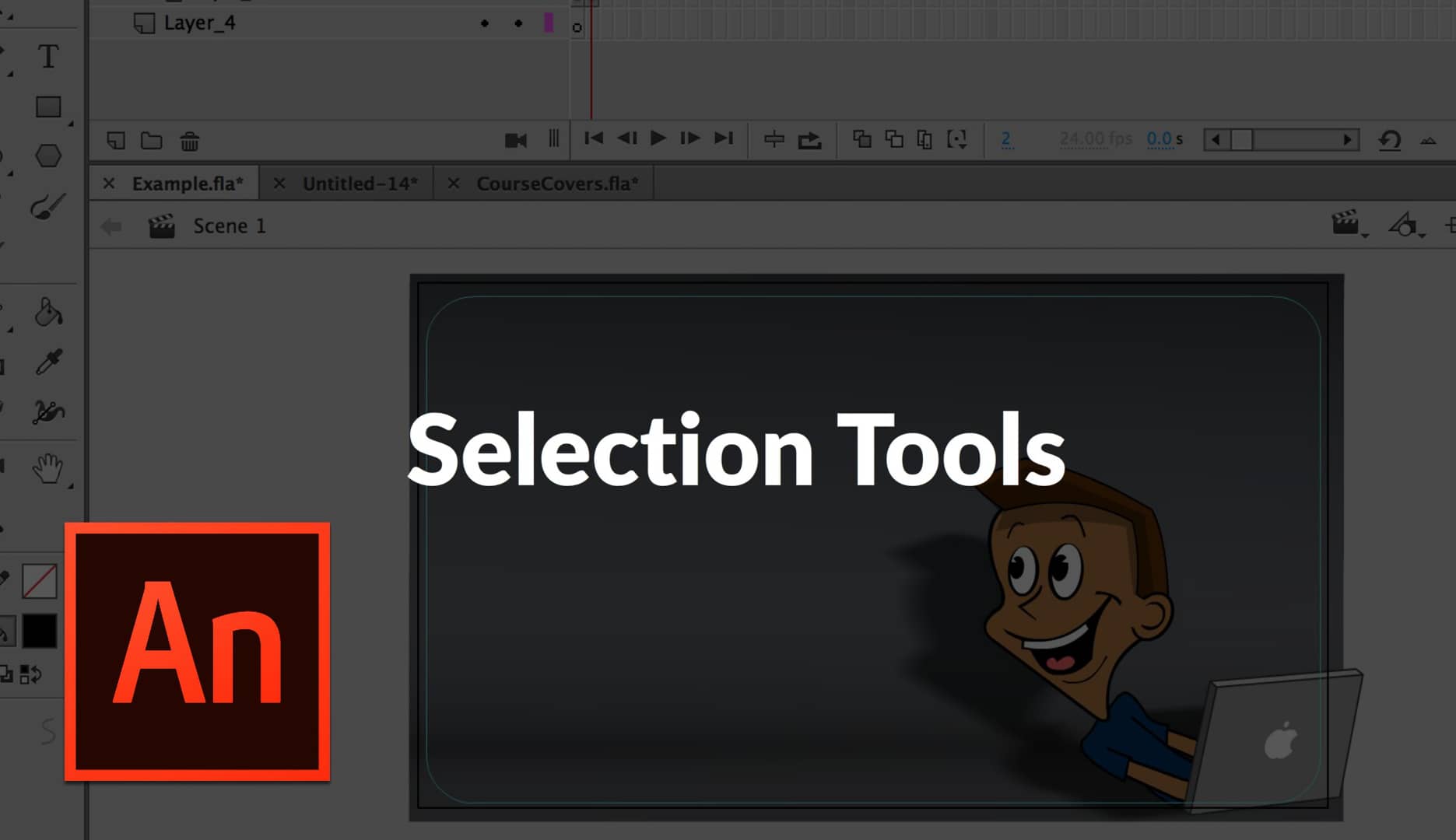 Adobe Animate Basics - Selection and Subselection Tool on Vimeo