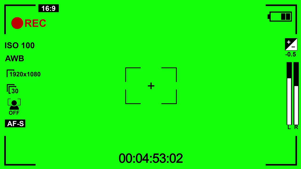 VIDEO REC. GREEN SCREEN