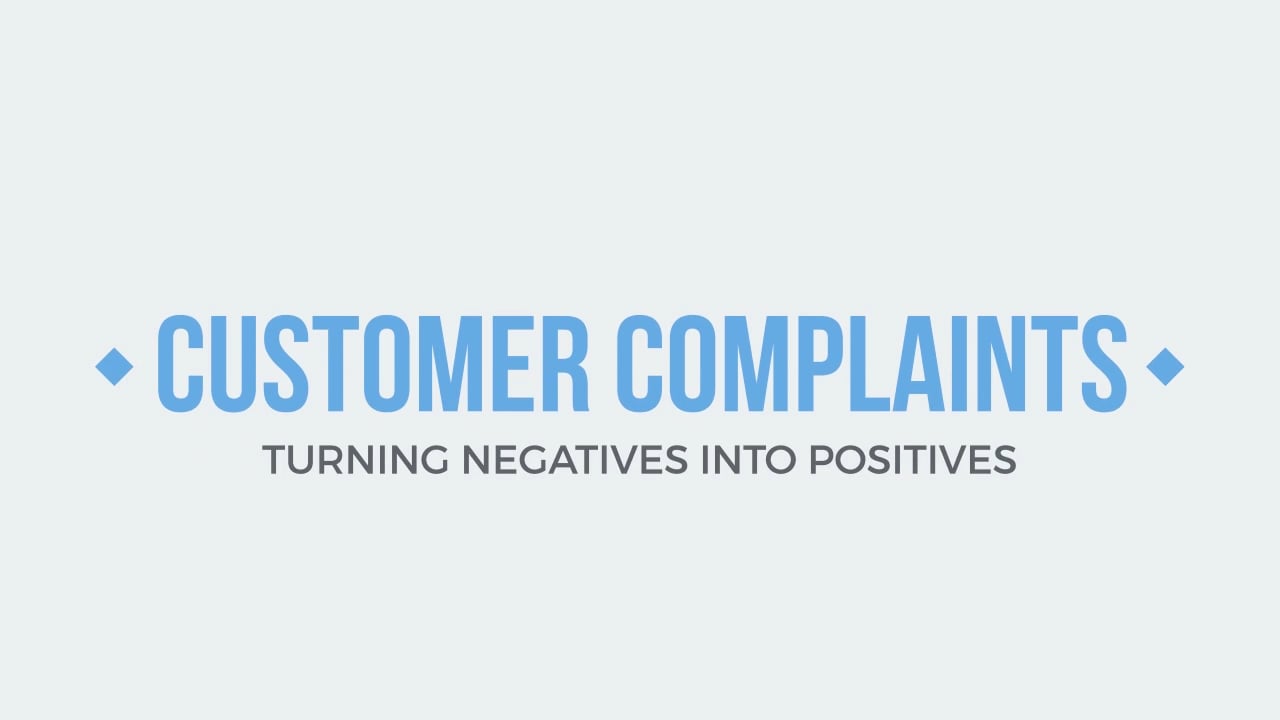 Module 1 - Customer Complaint Handling-Introduction on Vimeo
