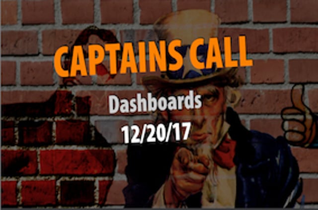 Dashboard Reporting Captains Calls 2017 on Vimeo