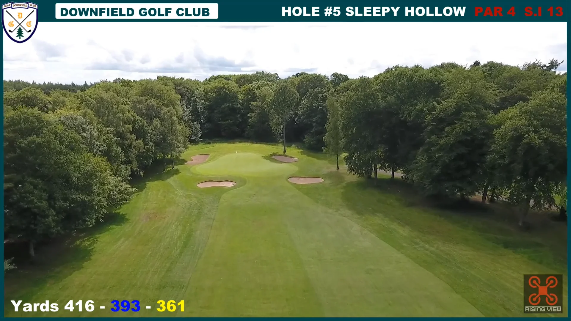 Downfield Golf Club - Downfield Golf Club Hole 05 (Drone Golf Course ...