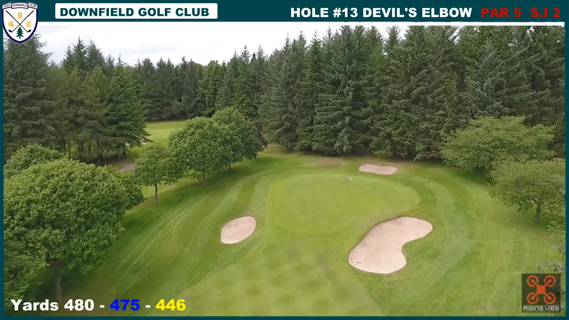 Downfield Golf Club - Downfield Golf Club Hole 13 (Drone Golf Course ...