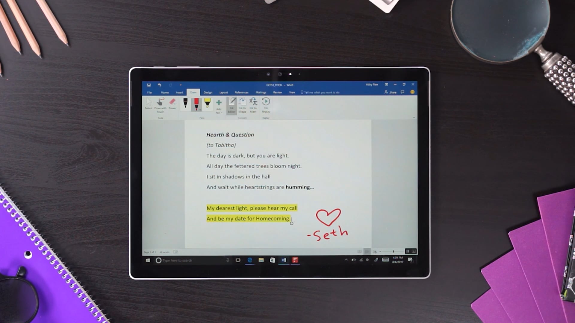 MICROSOFT - OneNote 'Artist' on Vimeo