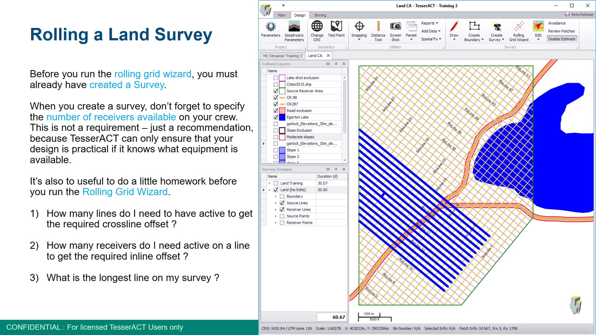 ACTeQ Training - Rolling a land survey on Vimeo