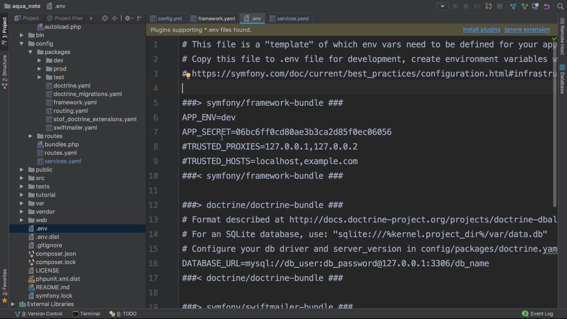 Migrating Framework Config Upgrade To Symfony4 And Flex Symfonycasts