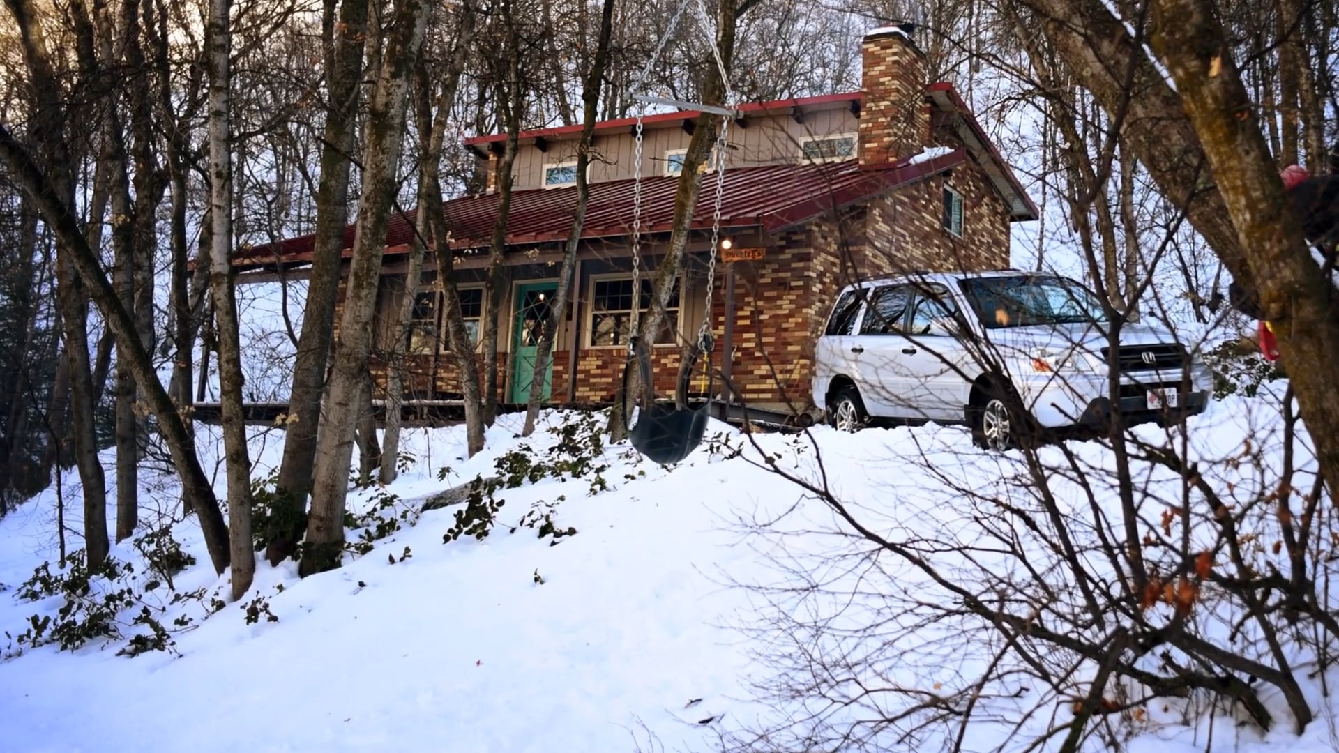 Cabin Sledding 2017