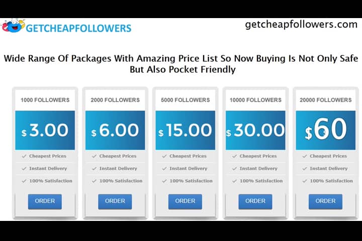 Get cheap followers for your social media profiles, starting at just $2 ...