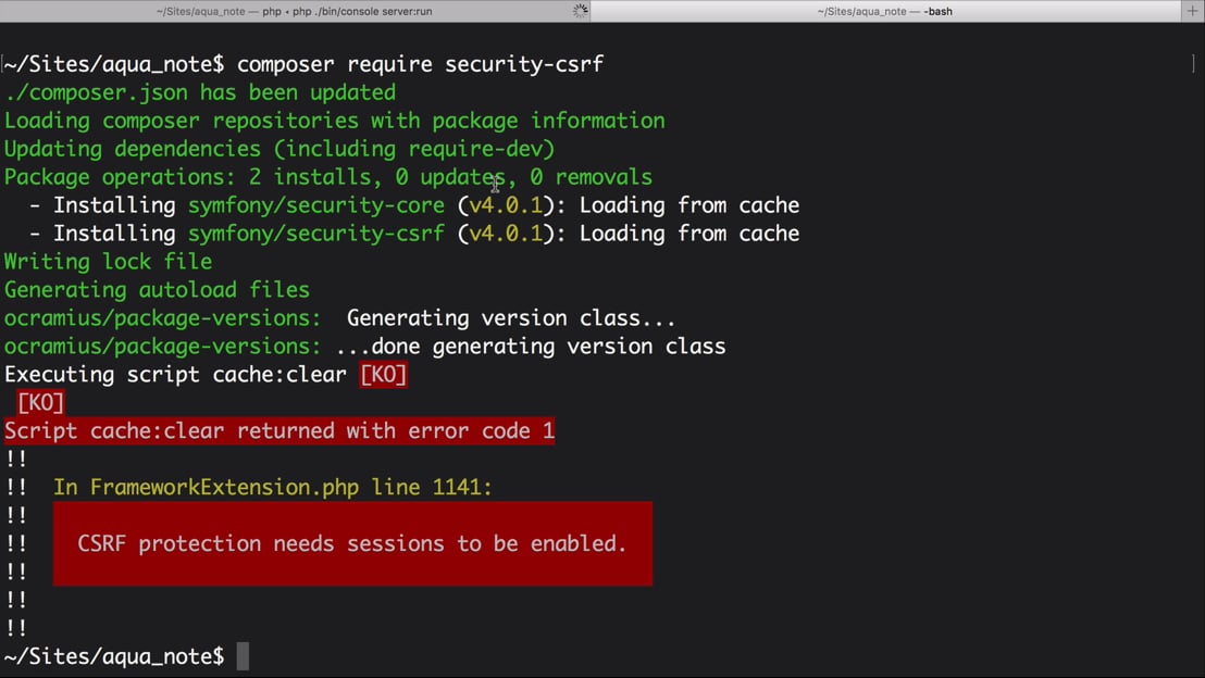 Finishing Framework Config Upgrade To Symfony4 And Flex Symfonycasts