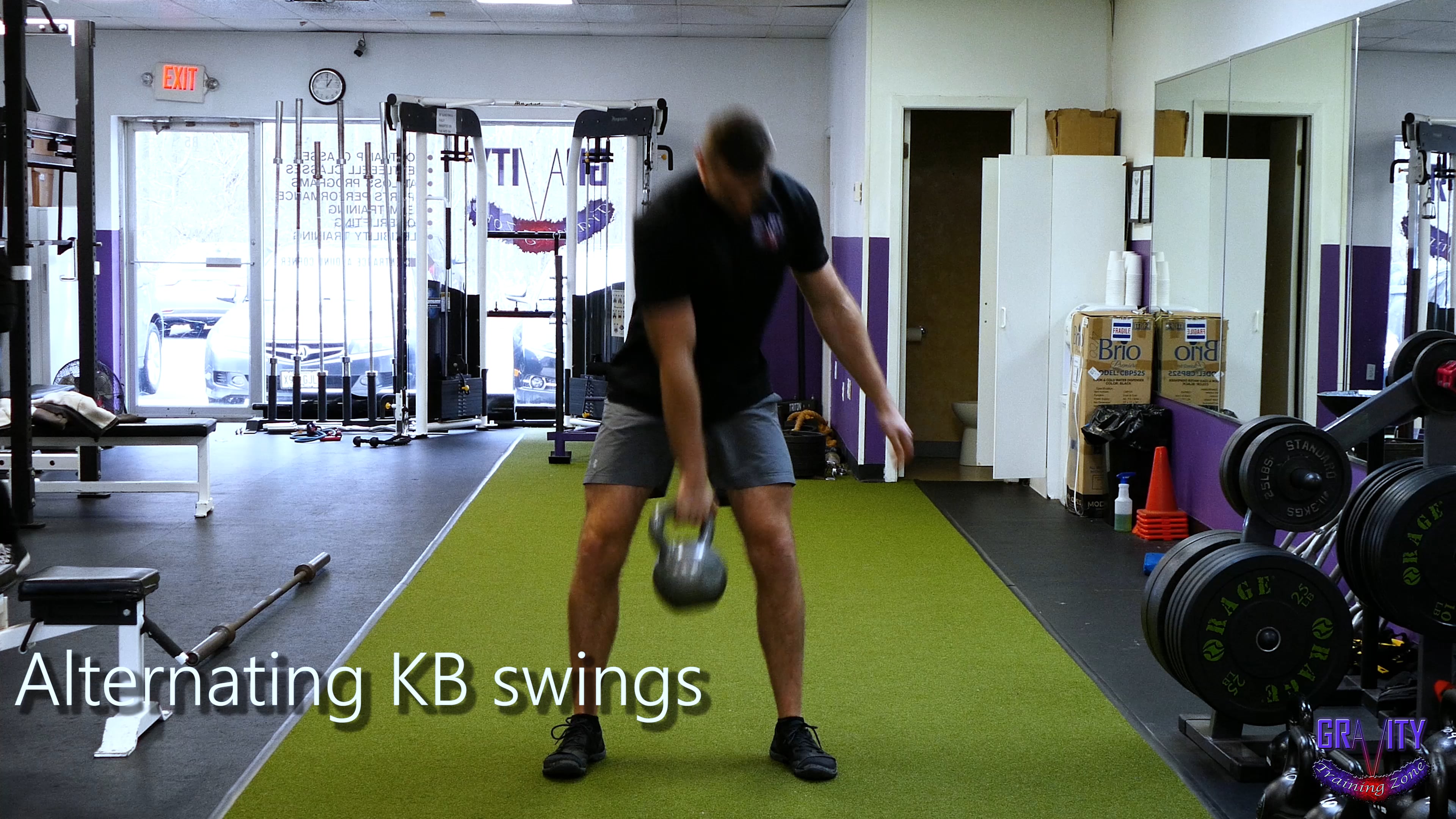 Alternating KB swings on Vimeo