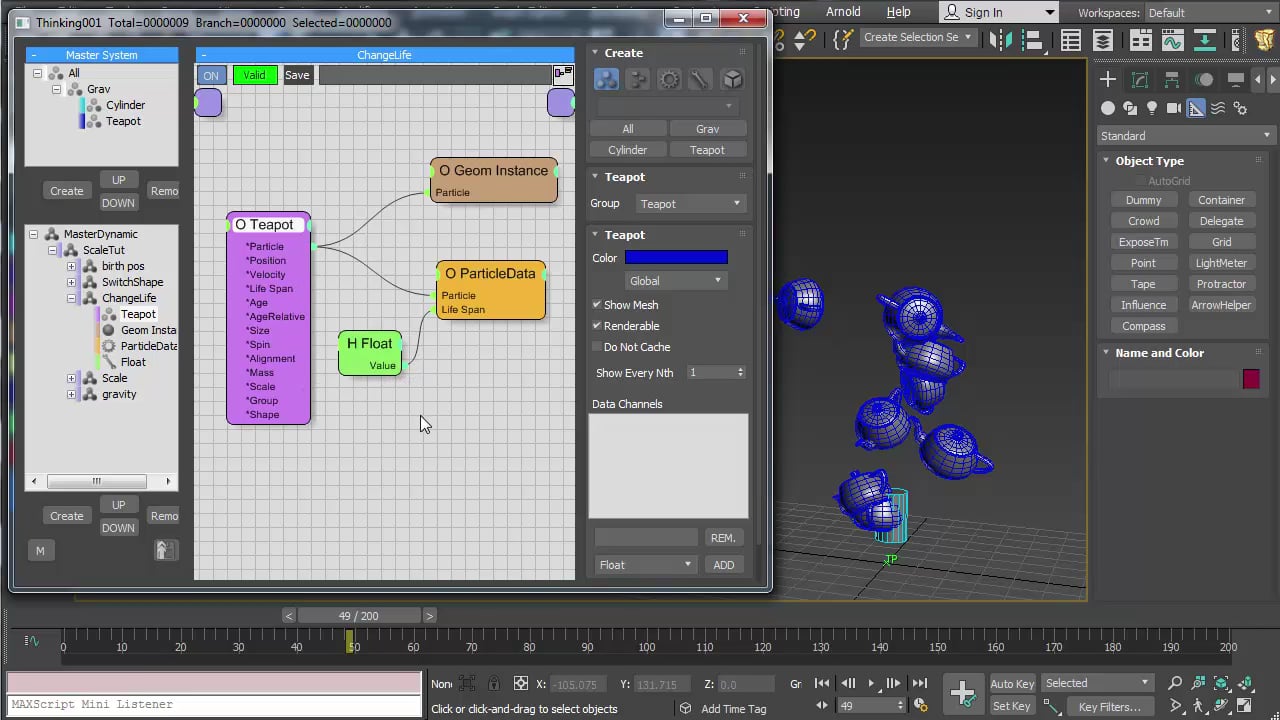 Thinking Particles Scale over life on Vimeo