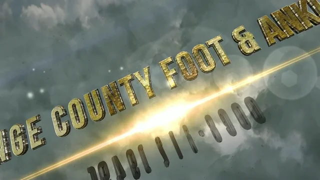 Orange County Foot and Ankle Dr Matt Ahmadi on Vimeo