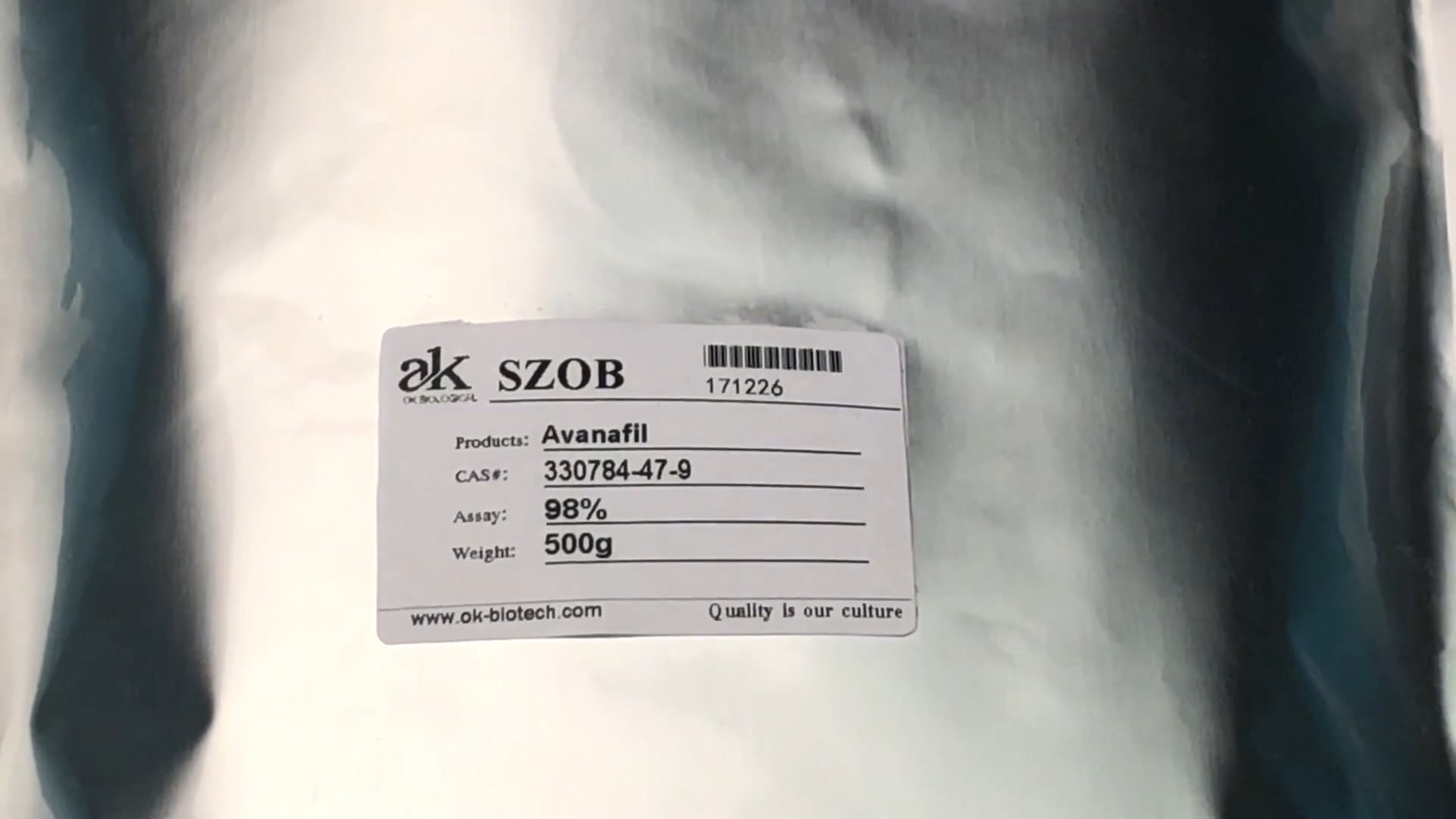 Avanafil powder Manufacturer | AASraw on Vimeo