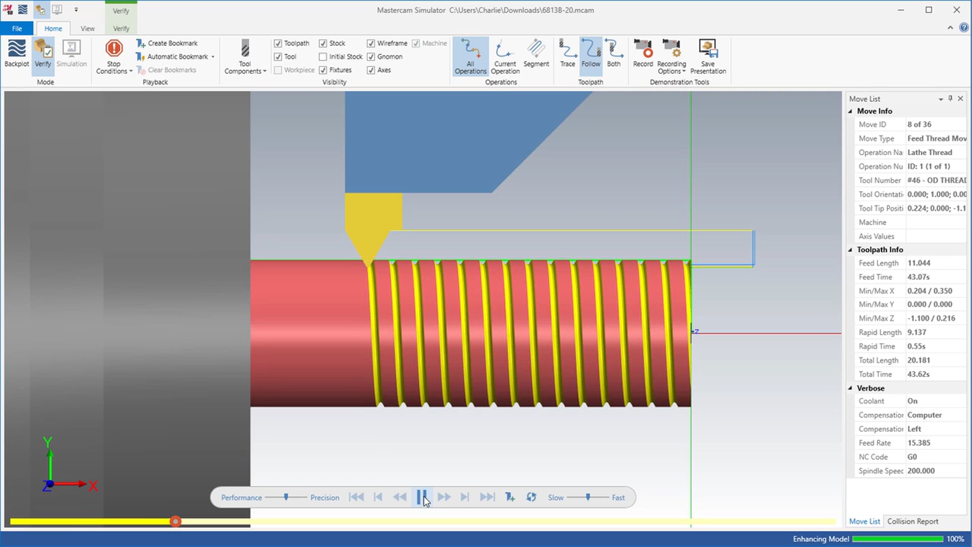 Mastercam 2023 Library - Lathe Toolpath Thread Basics Mastercam 2023 Library - Lathe Toolpath Thread Basics