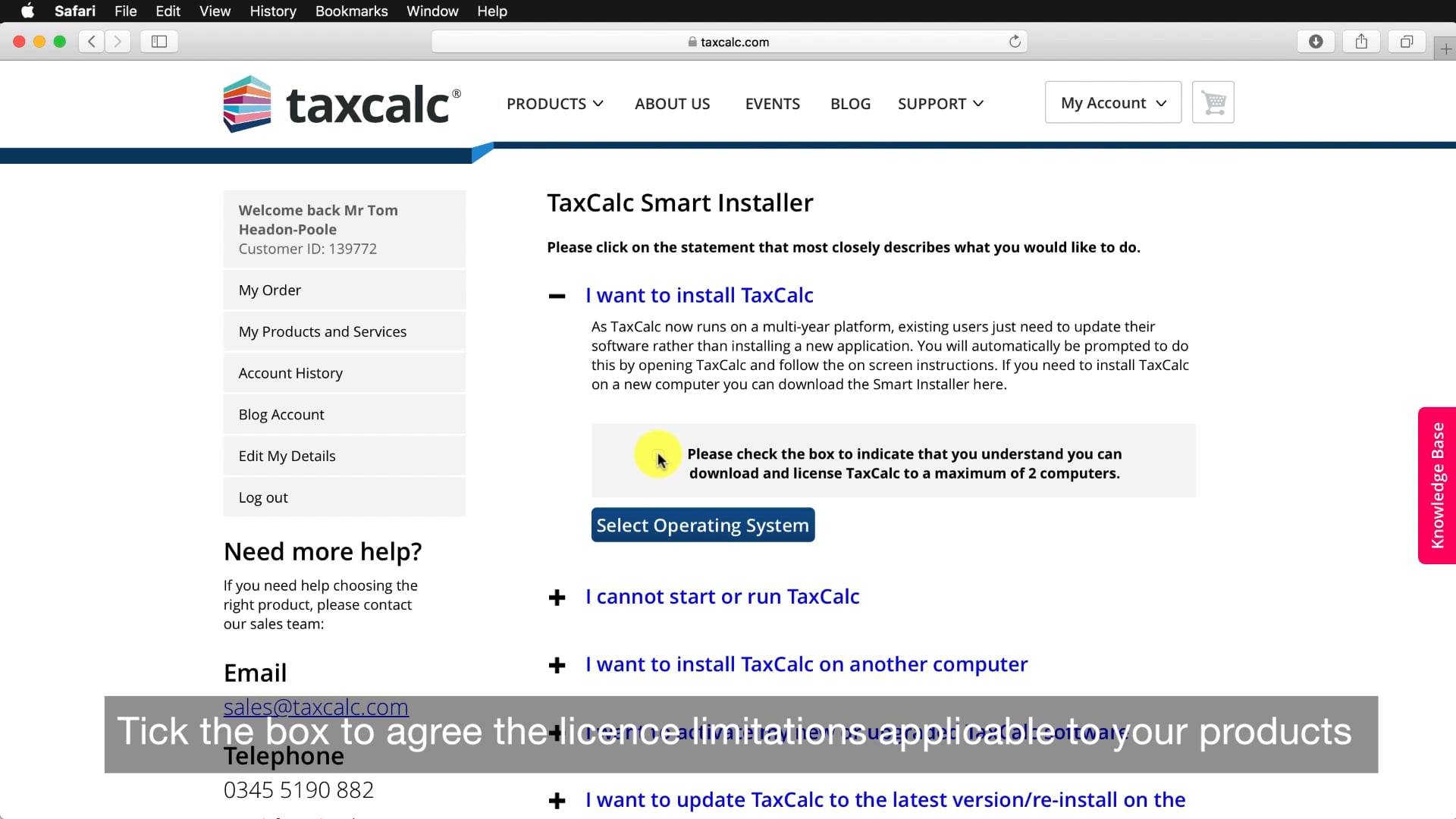 How to download TaxCalc (new users) on Vimeo
