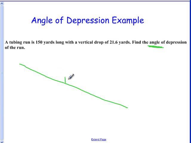 Angle of Depression Example on Vimeo