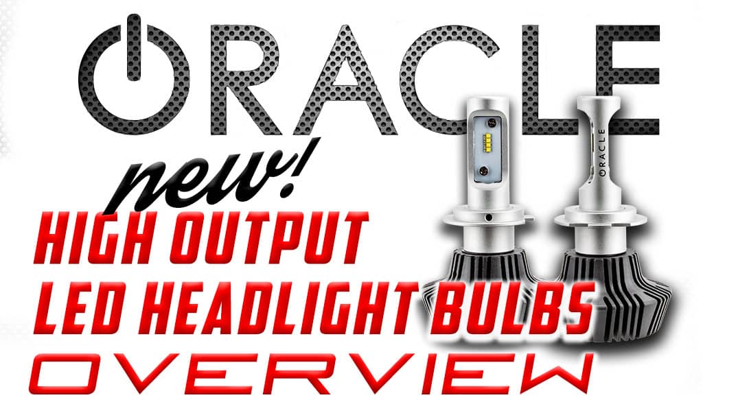 ORACLE High-Output LED Bulbs Conversion Kit on Vimeo