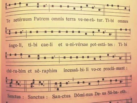 Te Deum laudamus, Gregoriano, T. Simplex; SCHOLA GREGORIANA ...