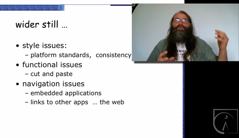 HCI course 2-5d - navigation design 4 - Wider still on Vimeo