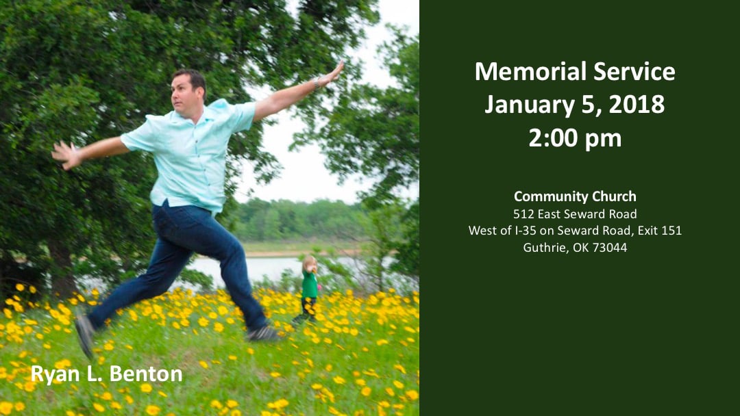 Ryan Benton Memorial Service on Vimeo