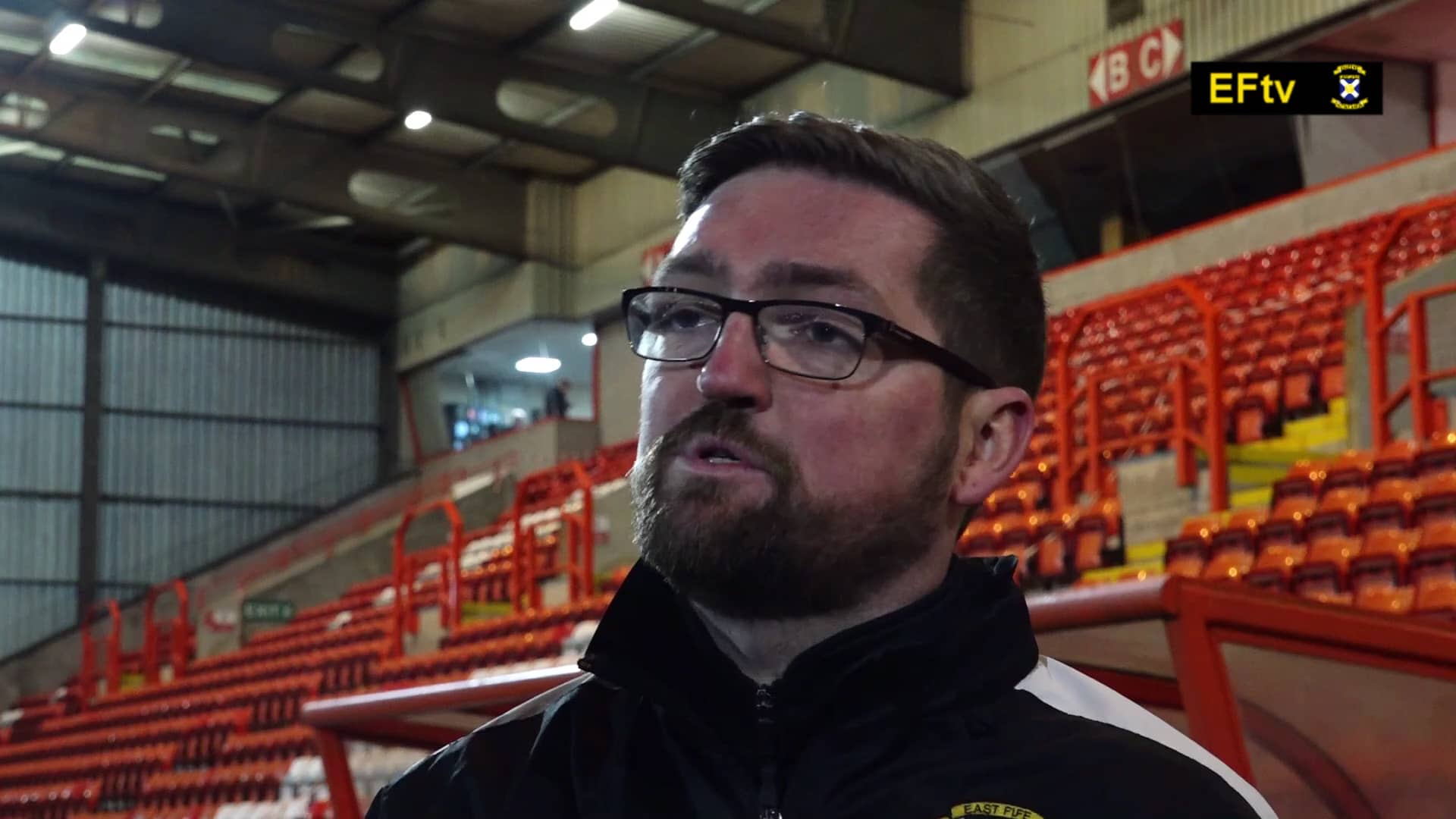 Tony McMinn Post Match v Airdrieonians on Vimeo