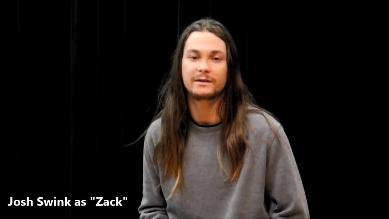 Josh Swink as "Zack" on Vimeo